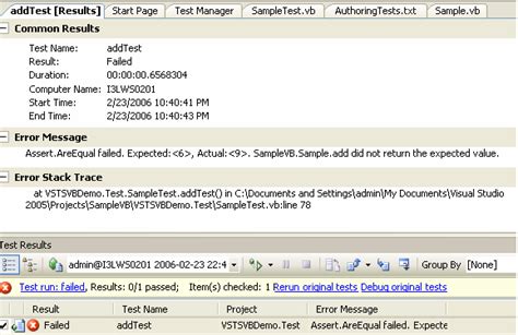 A Practical Approach To Net Testing Using Visual Studio Test Team Suite