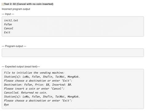 Solved Python Simple Vending Machine Please Include Screenshots Of