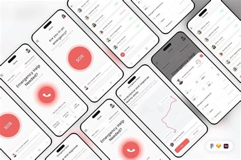 Emergency And Sos Call Mobile App Ui Kit