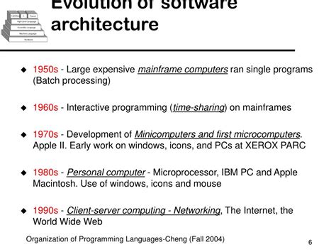 Ppt Evolution Of Programming Languages Cse452 Powerpoint