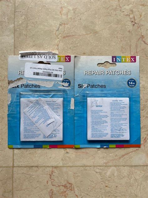Intex Float Repair Patch Hobbies Toys Toys Games On Carousell