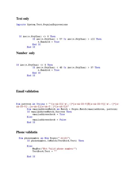 Text Only Imports Pdf Regular Expression Computer Programming