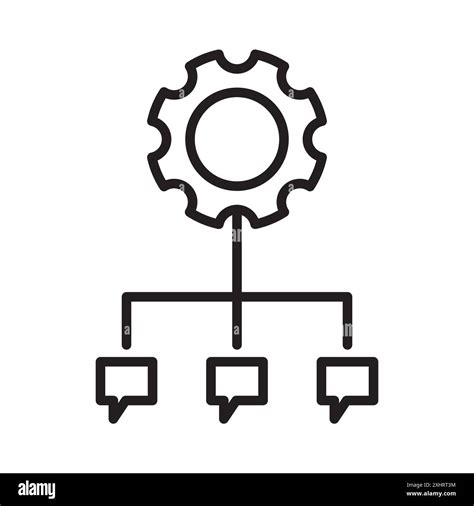Nlp Icon Black Line Art Vector In Black And White Outline Set