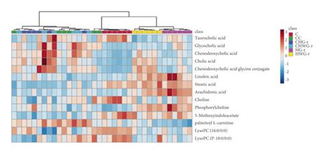 Clustering Analysis And Pearsons Correlations Of Potential Biomarkers