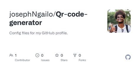 GitHub JosephNgailo Qr Code Generator Config Files For My GitHub
