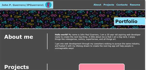 GitHub JPGuerrero1 Project Portfolio