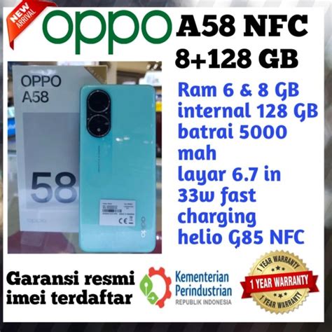 Jual OPPO A Ram GB NFC Segel Garansi Resmi Tahun Oppo Resmi Imei Terdaftar Shopee