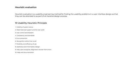 Heuristics Evaluation Redesign On Behance