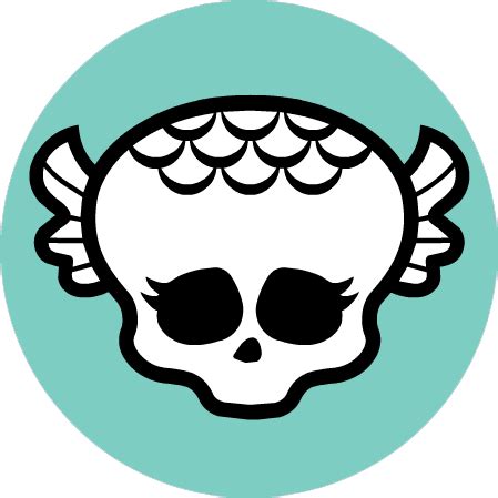 Monster High Skull Logo Monster High Scrapbooking Digital Iii