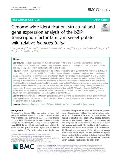 Pdf Genome Wide Identification Structural And Gene Expression