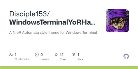 GitHub Disciple WindowsTerminalYoRHaTheme A NieR Automata Style Theme For Windows Terminal