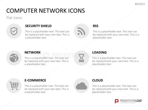 Computer Network Icons PowerPoint Templates PresentationLoad