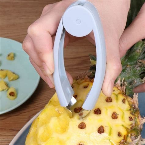 Stainless Steel Pineapple Peeler Pineapples Clip Easy Pineapple Knife