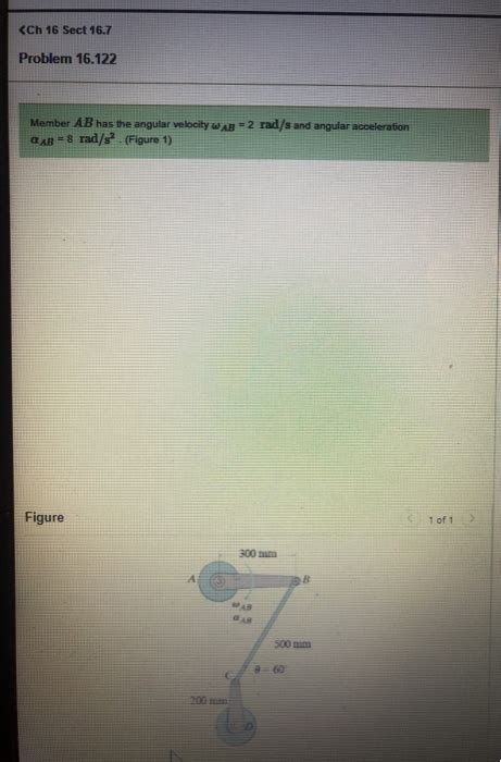 Solved Part A Determine The Angular Velocity Of Member Chegg