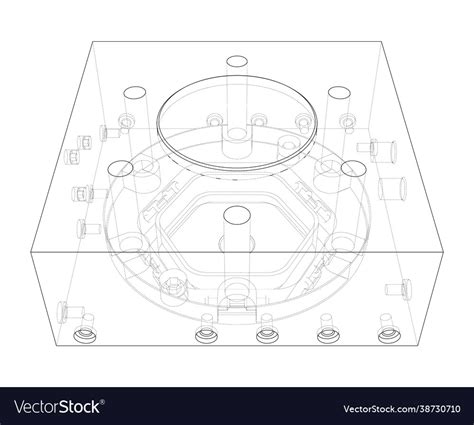 Abstract Industry Object Concept Royalty Free Vector Image