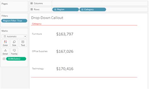 How To Make Better Drop Down Menus In Tableau