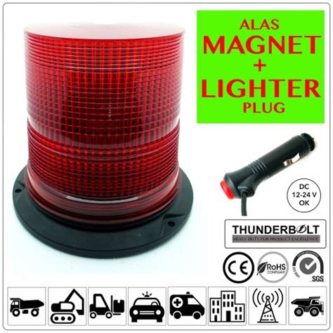 Promo ROTARY LAMP THUNDERBOLT WL 27 MAGNET SMD5050 LED SUPER BRIGHT Jakarta Barat SURYAMEGAH