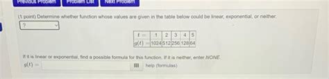 solved 1 point determine whether function whose values are