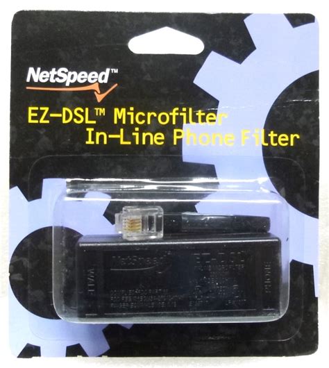 Ez Dsl™ Microfilter In Line Phone Filter Mfr Netspeed™