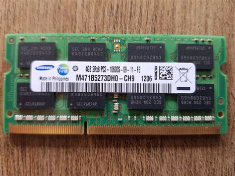 Samsung 4gb Sodimm 1333mhz Ddr3