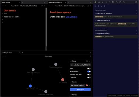 Correlation Link Between Notes Help Obsidian Forum