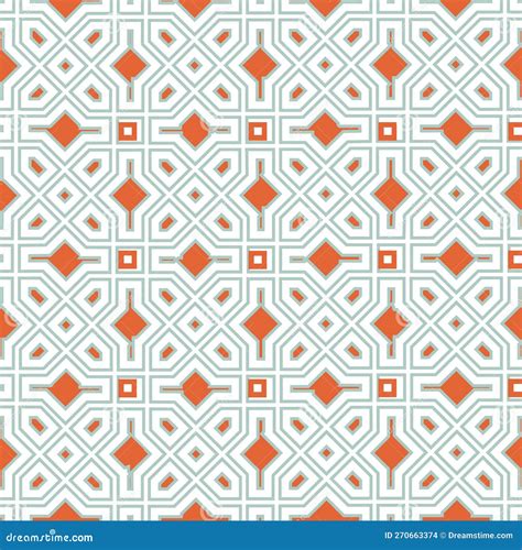 Abstract Geometric Shapes Diagonal Lines Seamless Pattern Mosaic Tile Ornament Texure With
