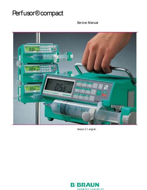 B Braun Perfusor Compact Service Manual Golden Biomed