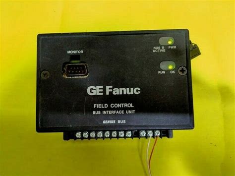 GE Fanuc IC GBI F Field Control Bus Interace Unit Genius Bus Intf Unit Industrial SOL Pte Ltd