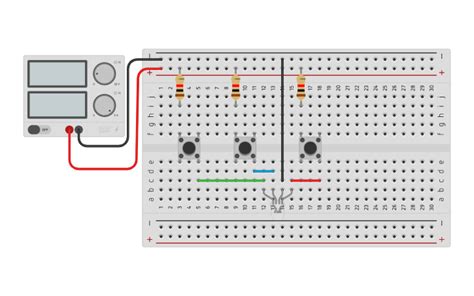 circuit design circuito 3 acionamento de led rgb com botão push