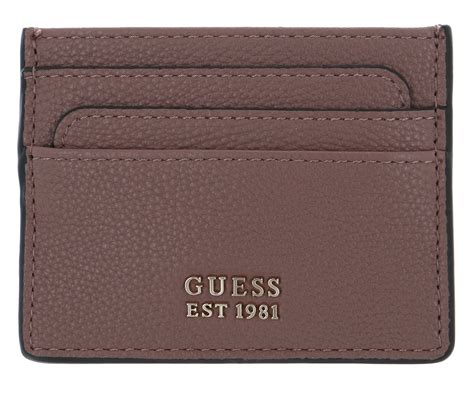 GUESS card holder Meridian SLG Card Holder Rosewood | Buy bags, purses ...