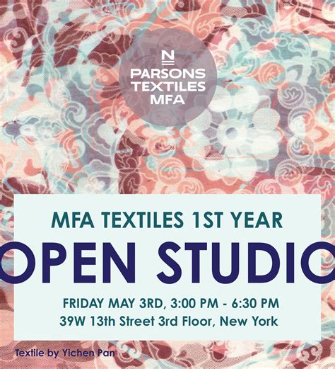 Mfa Textiles First Year Open Studios