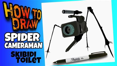 How To Draw Spider Camera Man From Skibidi Toilet Step By Step Hot