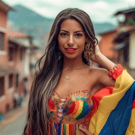 Premium Photo Beautiful Woman In A Traditional Dress Of National