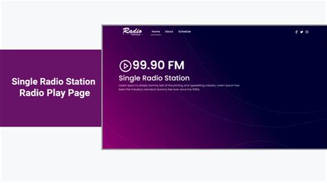 Single Internet Radio Station React Script By Code Silicon Codecanyon