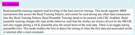 【jesd79 5之】4 Ddr5 Sdram命令描述和操作 18read Preamble Training Modeddr5