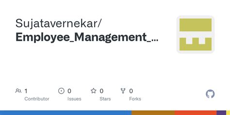 Github Sujatavernekar Employee Management System Project