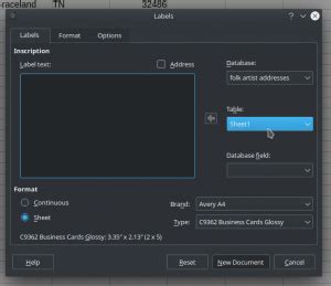 LibreOffice Address Label Merge From Spreadsheet Ryan And Debi