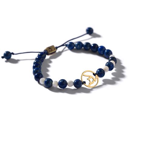 خرید آنلاین دستبند طلا سنگی مادر گالری پرسته