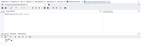 Query Tool PgAdmin 4 9 0 Documentation