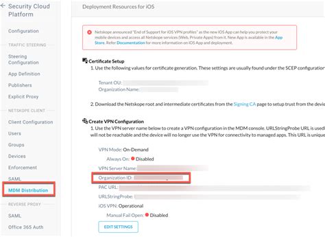 Deploy Client On IOS Using IBM MaaS Netskope Knowledge Portal