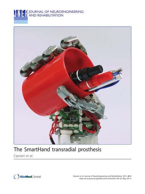 Pdf The Smarthand Transradial Prosthesis