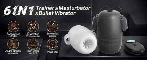 Amazon Com EORONE Male Sex Toys For Men IN Male Masturbator Pack Vibrator Penis Pump