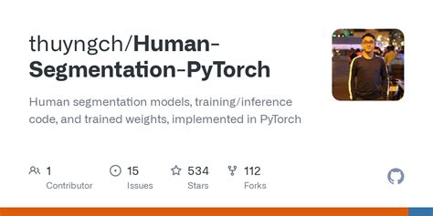 GitHub Thuyngch Human Segmentation PyTorch Human Segmentation Models Training Inference Code
