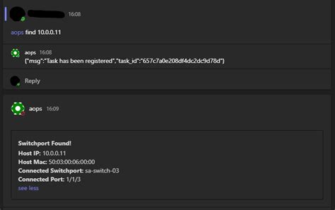 Switchport Host Lookup A Ops Documentation