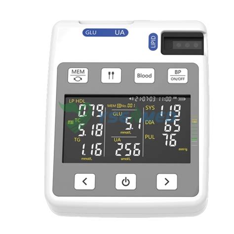 9 In1 Blood Lipidglucosepressureuric Acid Machine Multi Function