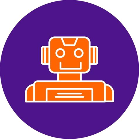 Robotics Line Filled Circle Icon 37091800 Vector Art At Vecteezy