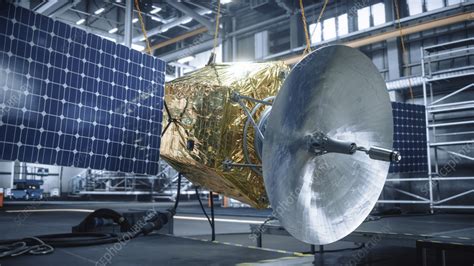 Satellite Under Construction Stock Image F0429931 Science Photo
