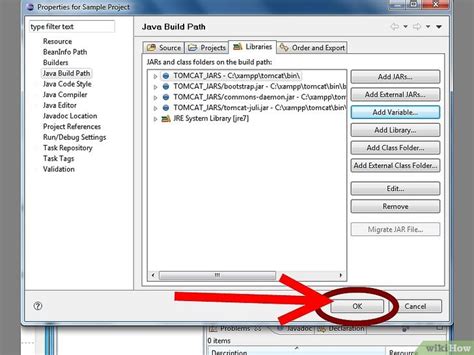 Cómo añadir un jar a un proyecto en eclipse java