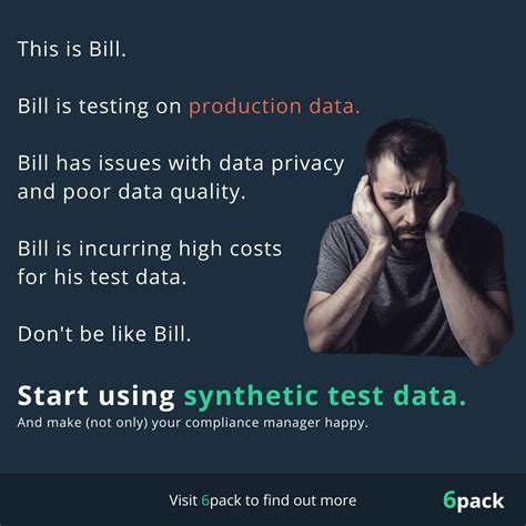 Elevate Your Testing Game With Synthetically Generated Test Data Sixpack