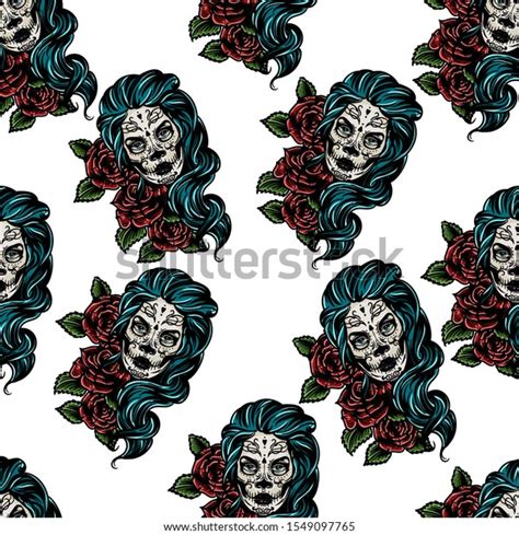 Vector Hand Drawn Colorful Seamless Pattern Stock Vector Royalty Free Shutterstock
